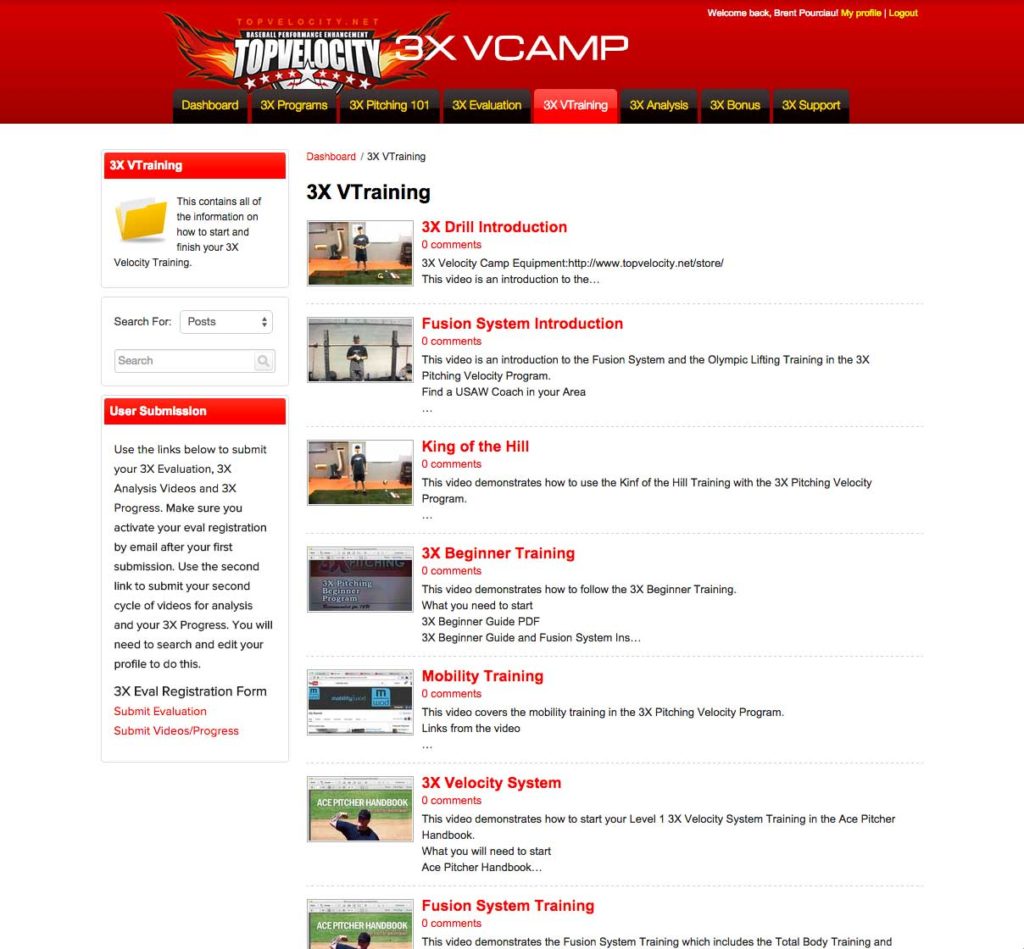 3X Velocity Camp Online Course - Increase Pitching Velocity