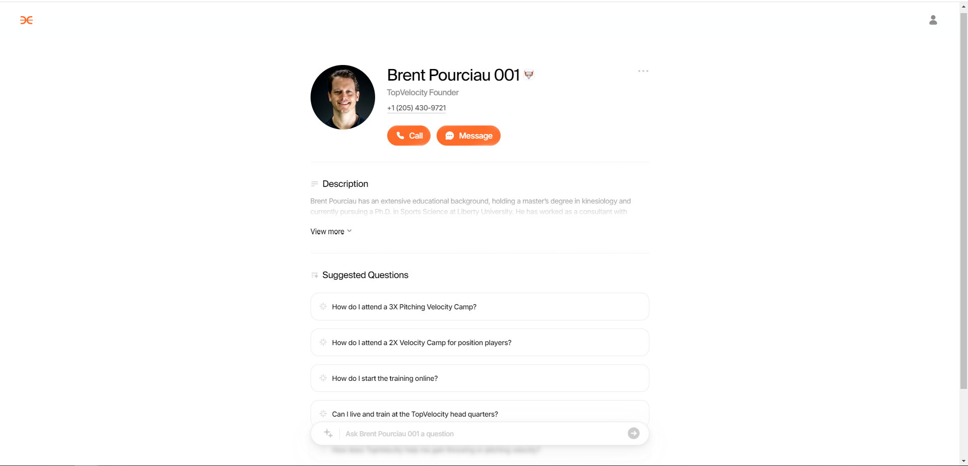 Instant Feedback with Coach Brent Ai - TopVelocity